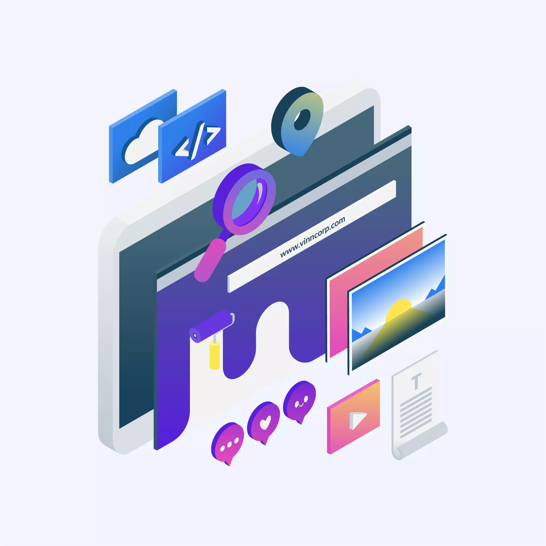 Web & Logo Design - VinnCorp